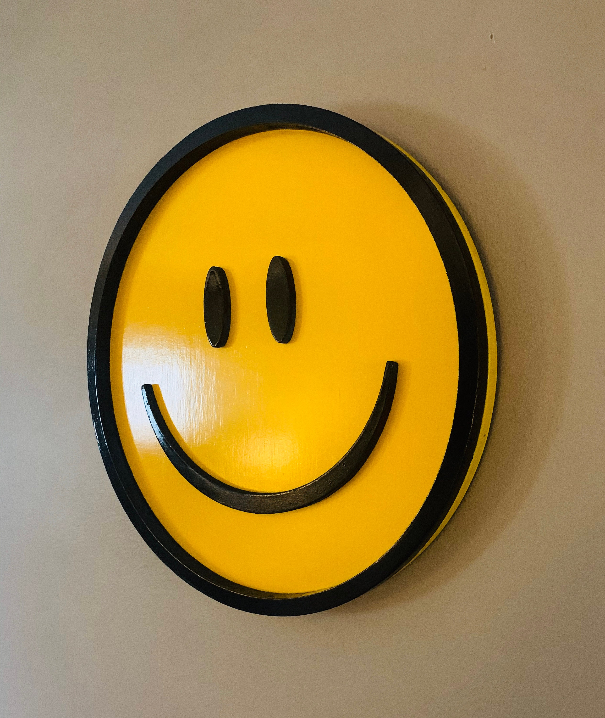 Smiley face wooden sign | Etsy