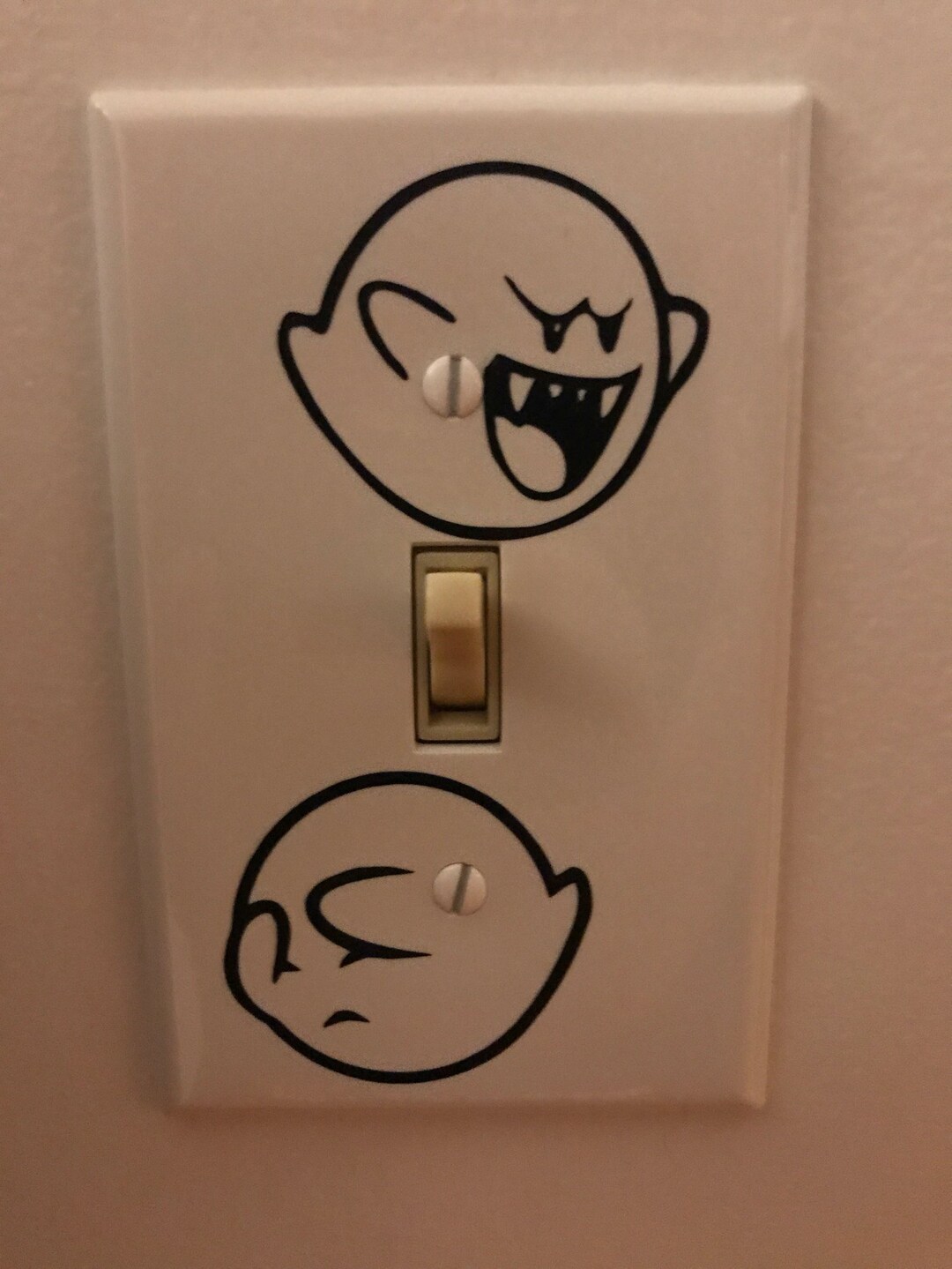 Boo (mario) Light Switch Plate - Etsy
