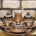 Turkish Coffee Set, Traditional Turkish Coffee Cups and Copper Coffee ...