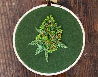 Cannabis Embroidery - Etsy