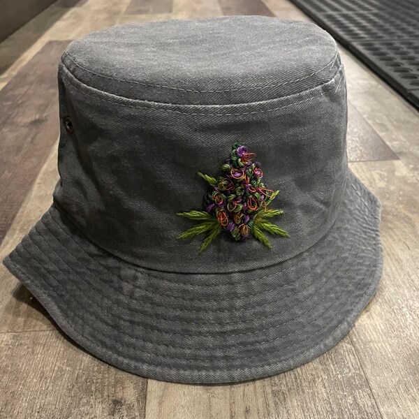 Cannabis Embroidery - Etsy