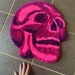 Tufted Skull Rug Handmade Witchy Rug Gothic Bedroom Decor - Etsy