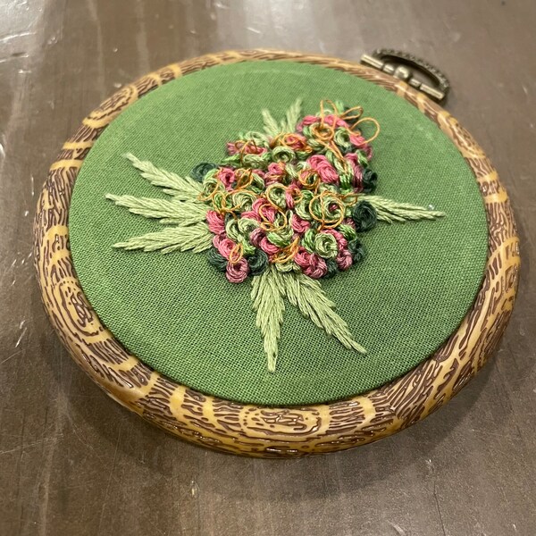 Embroidery on Wood - Etsy