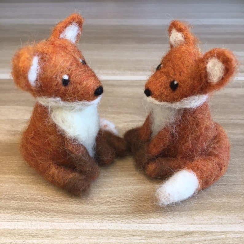Needle Felting Tutorial Beginner Fox, PDF Instant Download - Etsy