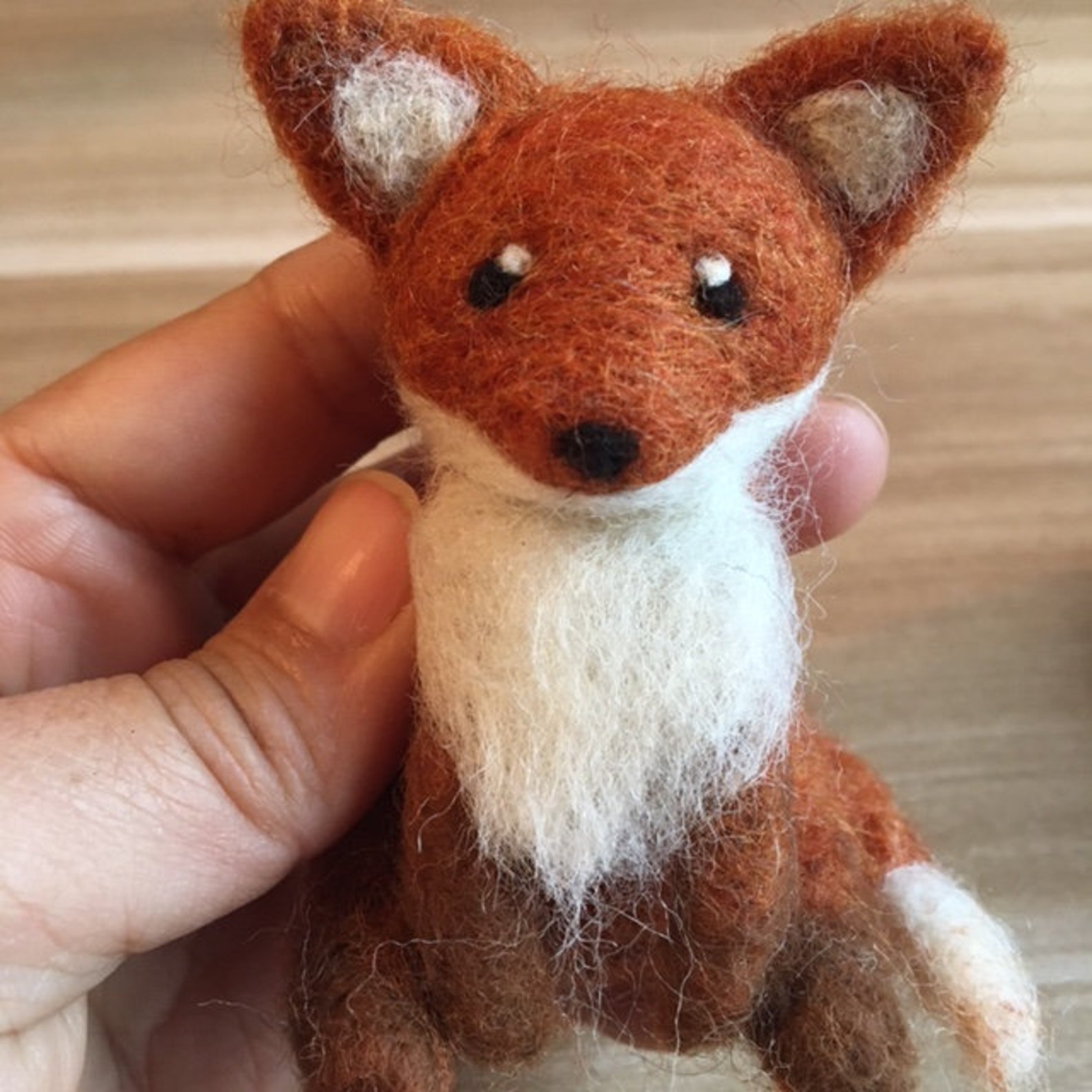Needle Felting Tutorial Beginner Fox PDF Instant Download - Etsy