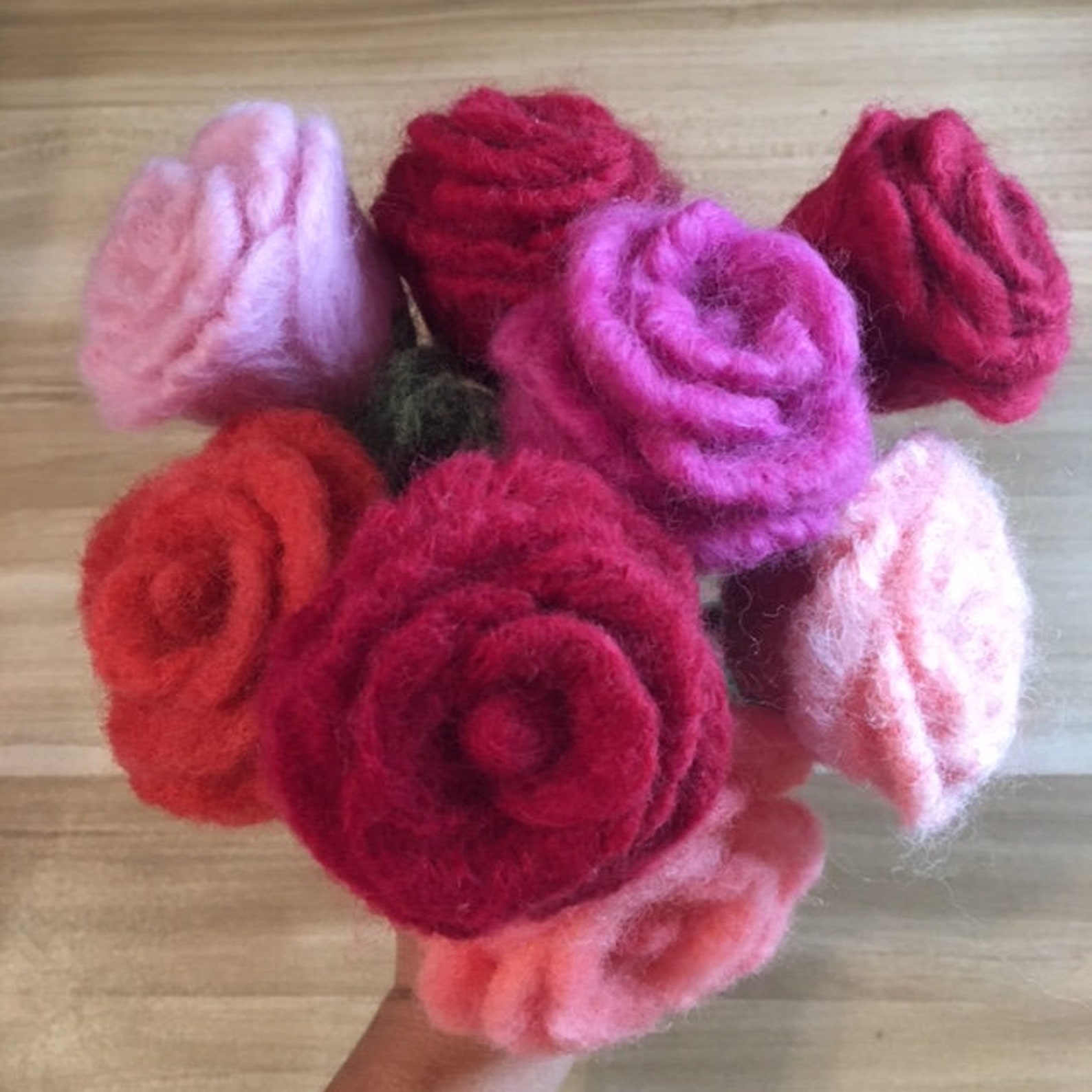 Needle Felting Rose Tutorial Step-by-step How to Felt a Rose | Etsy