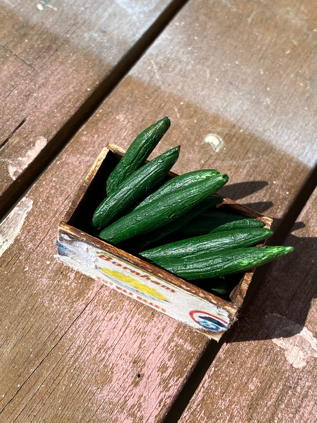 Miniature Cucumber 1:12 Scale - Etsy
