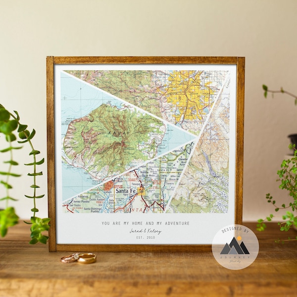 Anniversary Map - Etsy UK