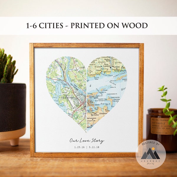 Long Distance Map - Etsy