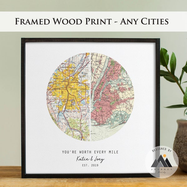 Long Distance Relationship Map - Etsy