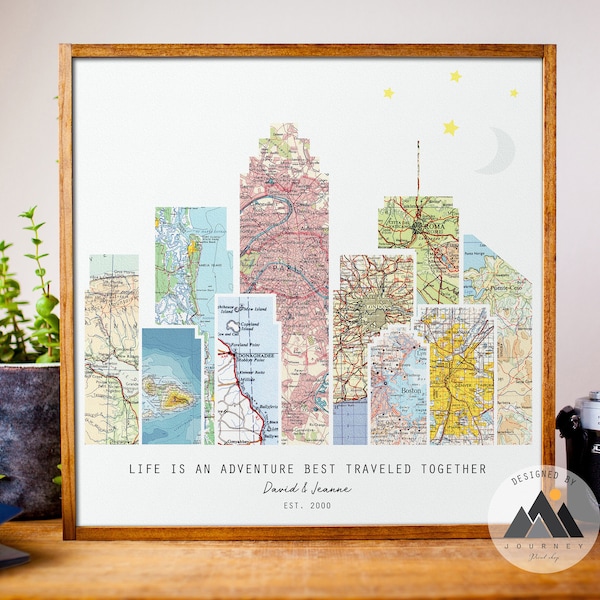 Custom Map Gifts - 60+ Gift Ideas for 2024