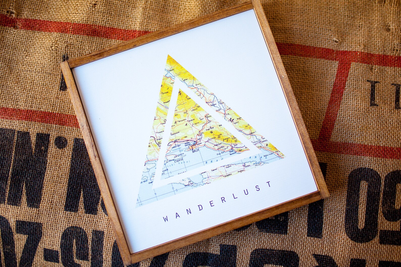 Personalized Map Art Travel Gifts Wanderlust Wall Art Map | Etsy