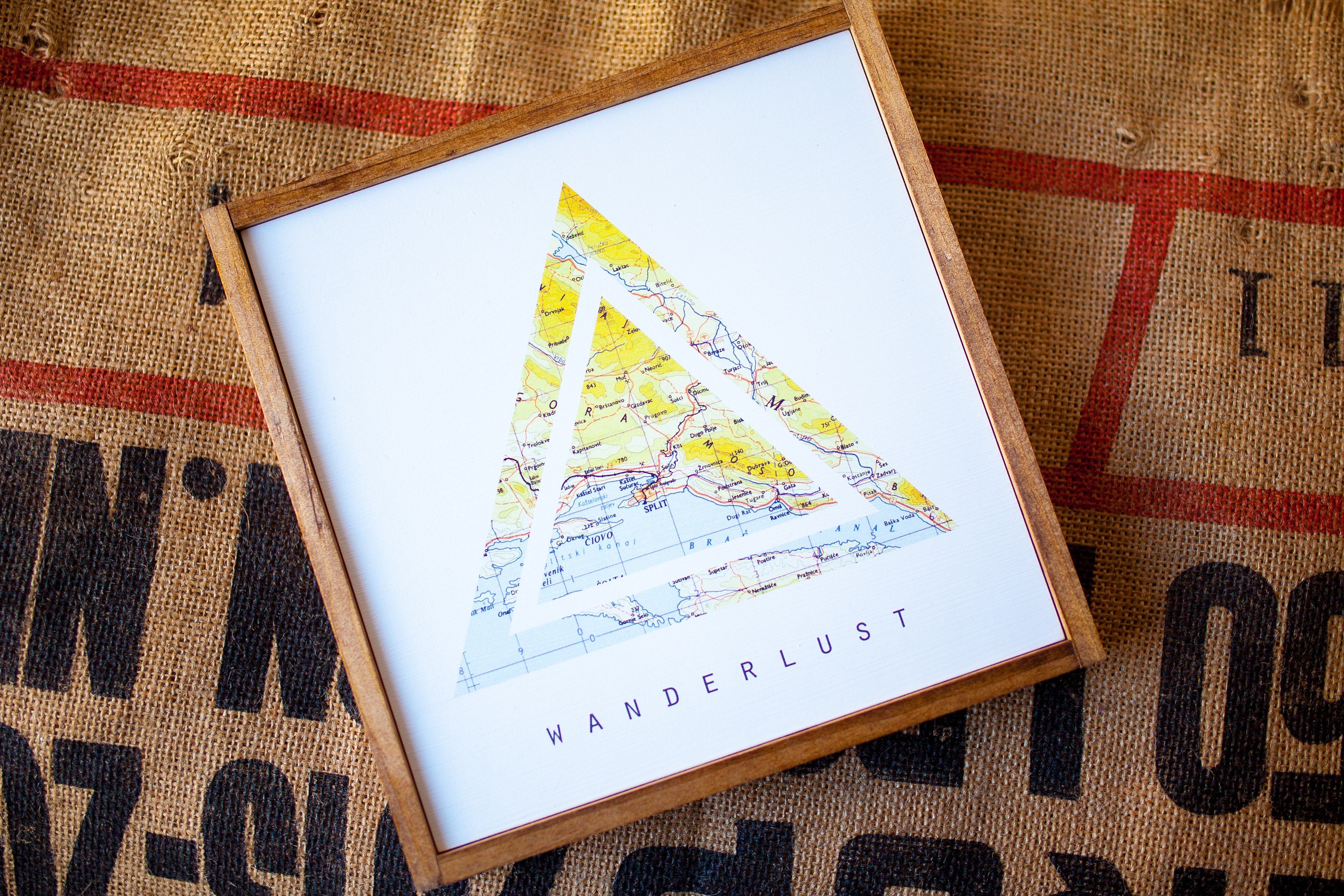 Personalized Map Art Travel Gifts Wanderlust Wall Art Map | Etsy