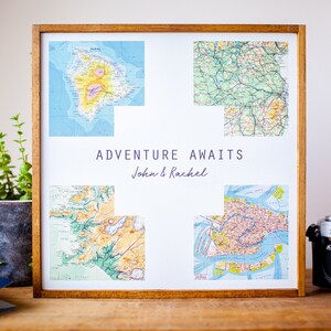 Custom Sailboat Map Art | Nautical Wood Print, Anniversary Gift - Etsy