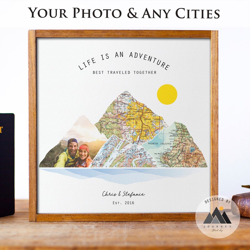 Custom Map Gift - 60+ Gift Ideas for 2025