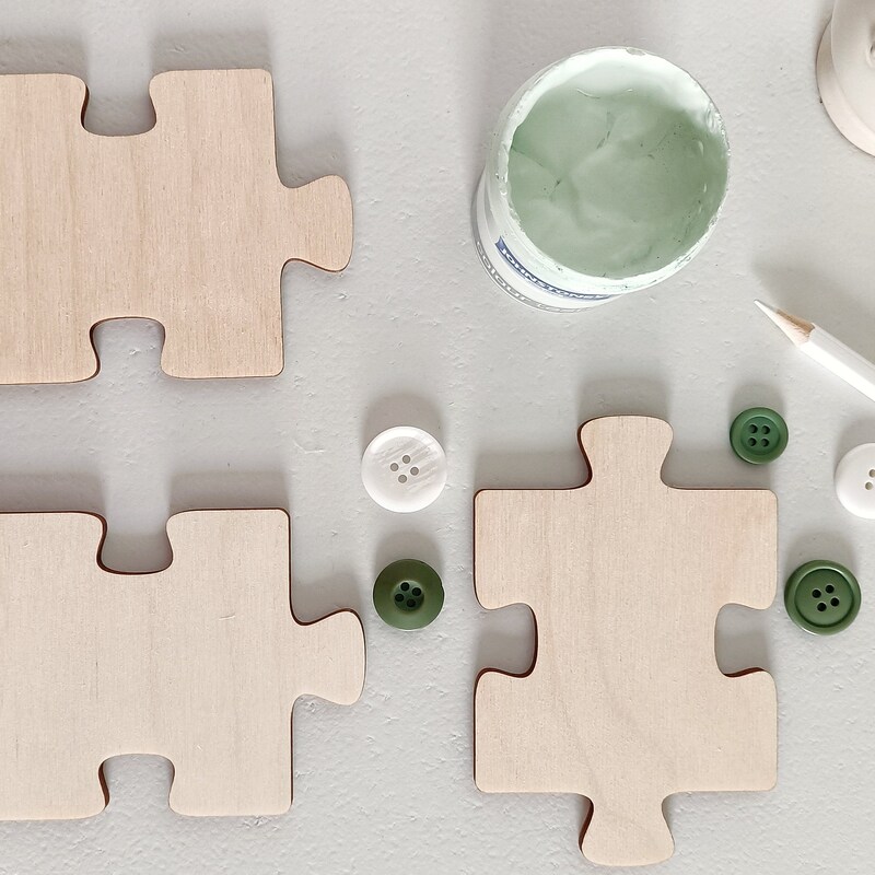 Lege puzzelstukjes - Etsy Nederland