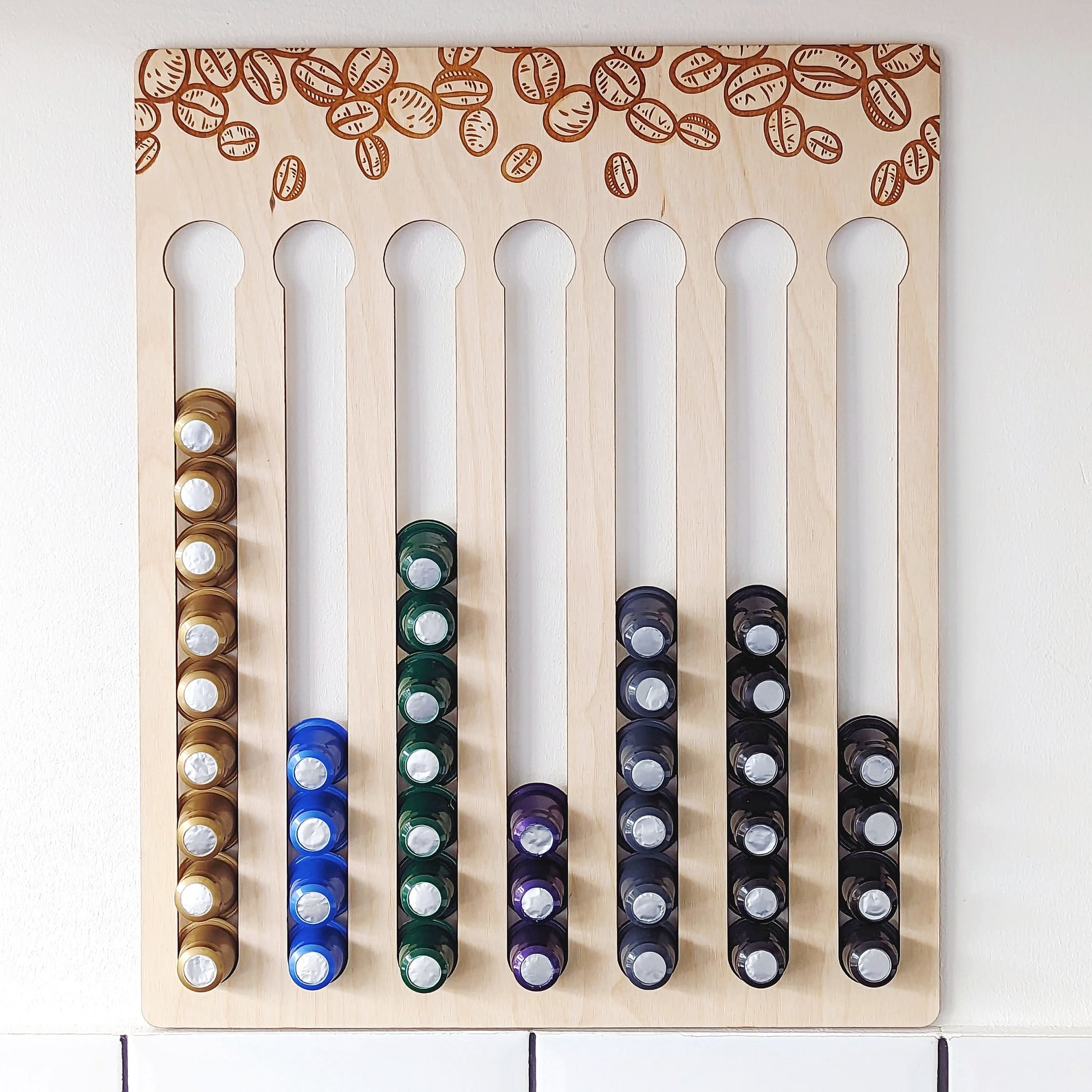 Espresso Capsule Storage Solution, Nespresso(r) Compatible Coffee Pod ...