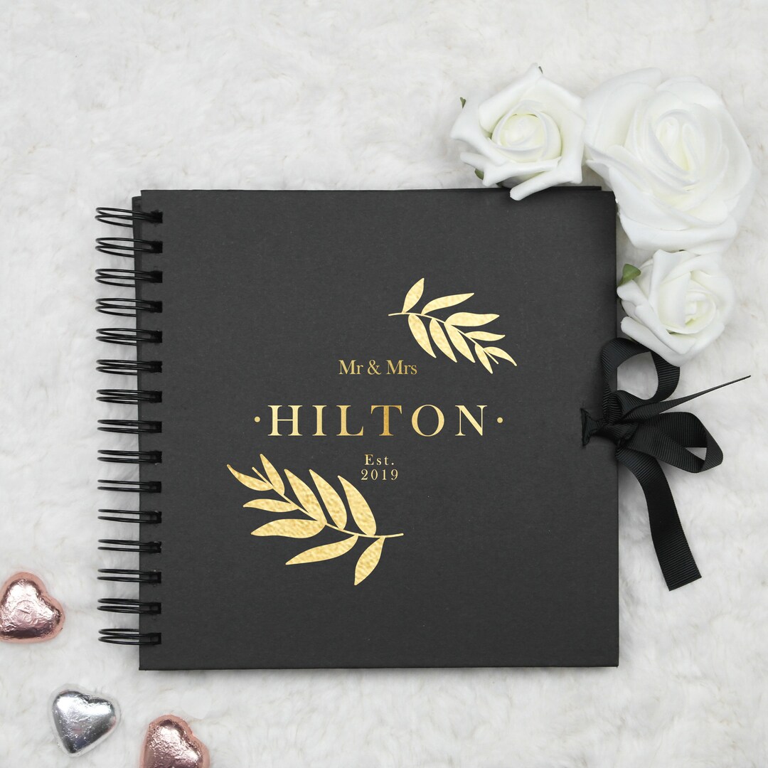 Wedding Guest Book - Engagement Gift - Wedding Gift - Personalised ...