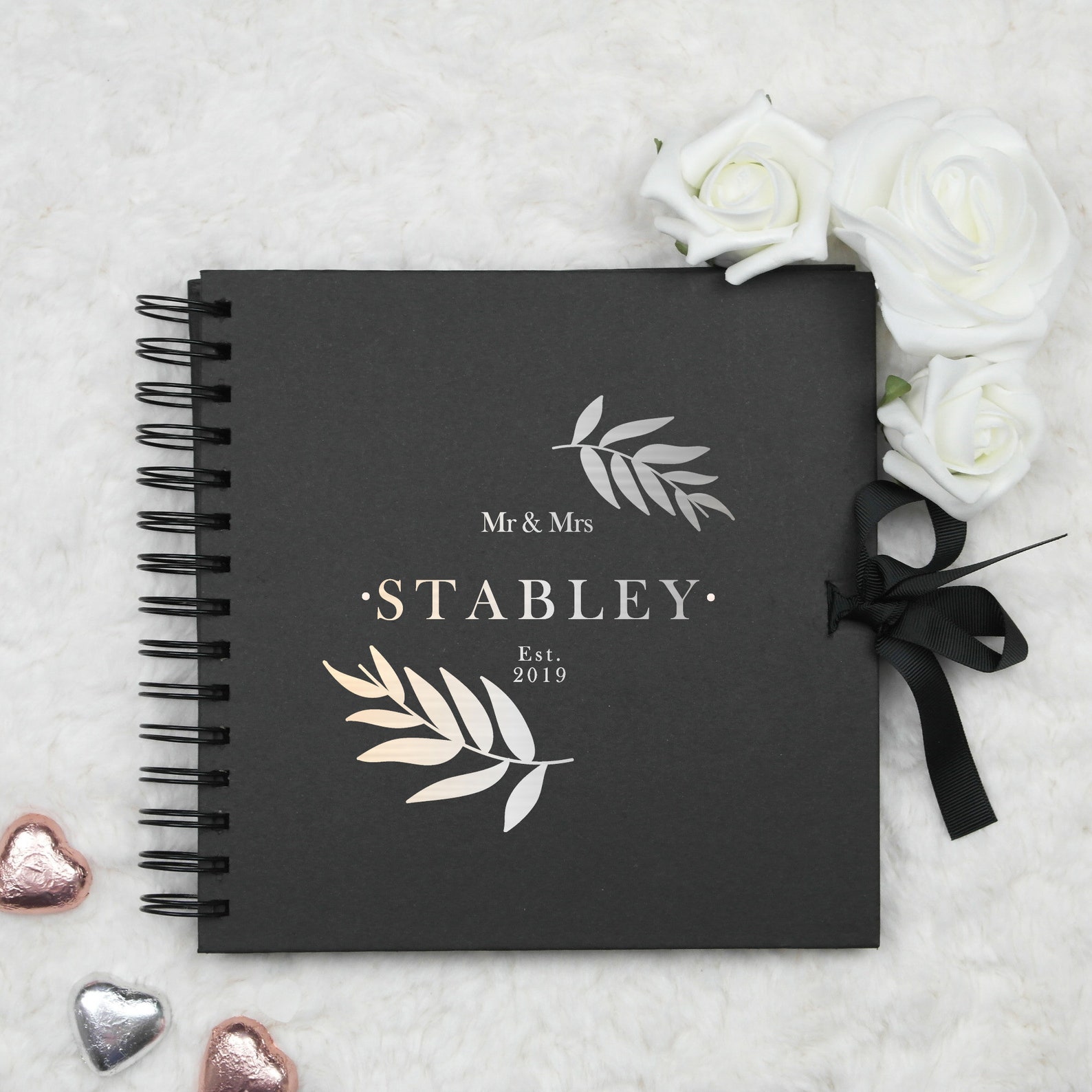 Wedding Guest Book - Engagement Gift - Wedding Gift - Personalised ...
