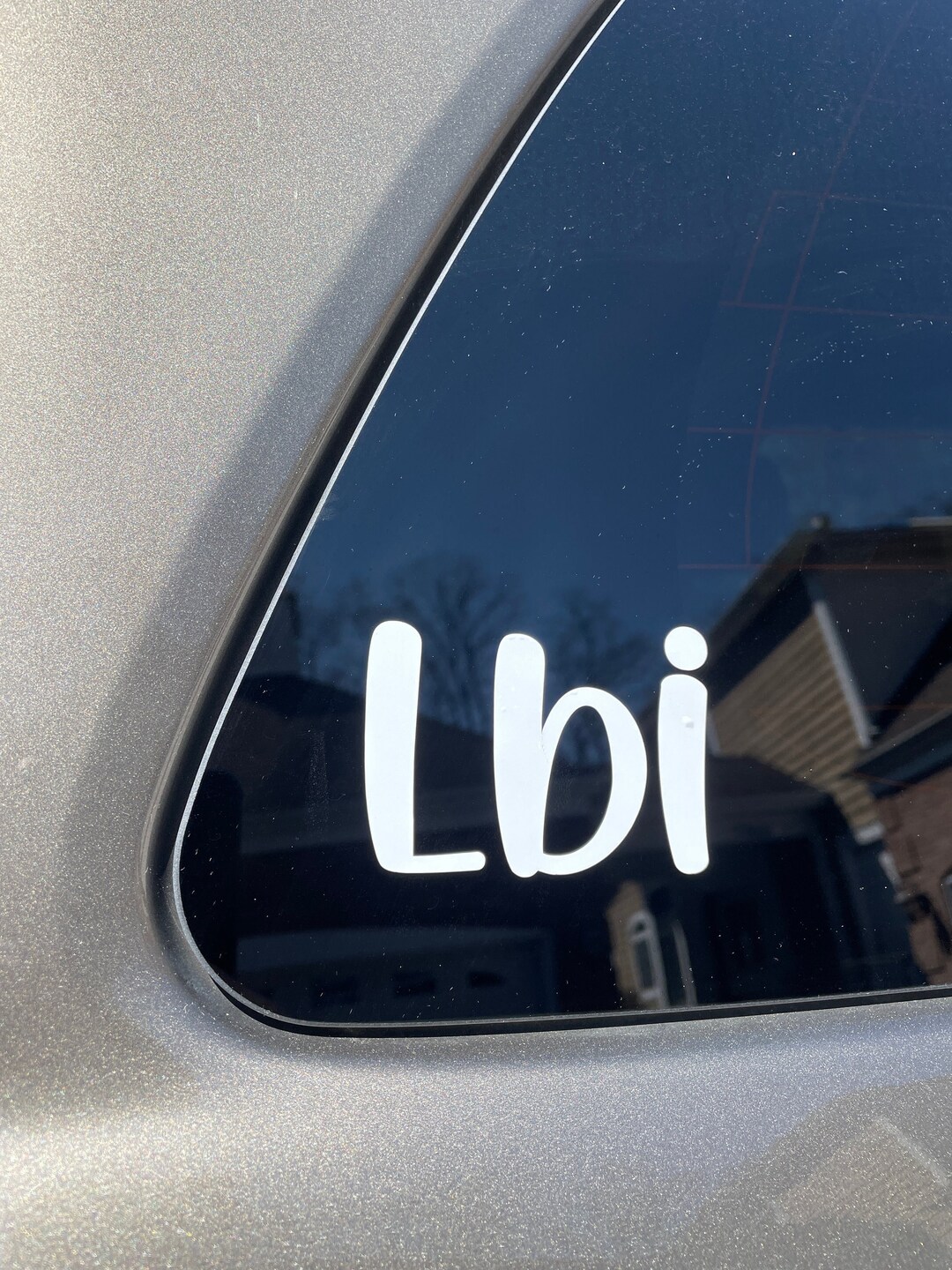 LBI Car Decal, Long Beach Island Simple Car Decal, Custom Car Sticker ...
