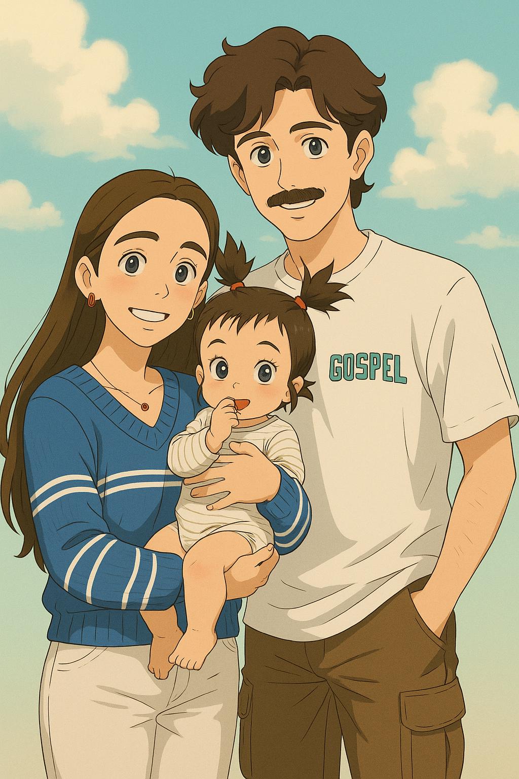 Personalized Japanese Anime Portrait Ghibli-inspired Custom Drawing ...