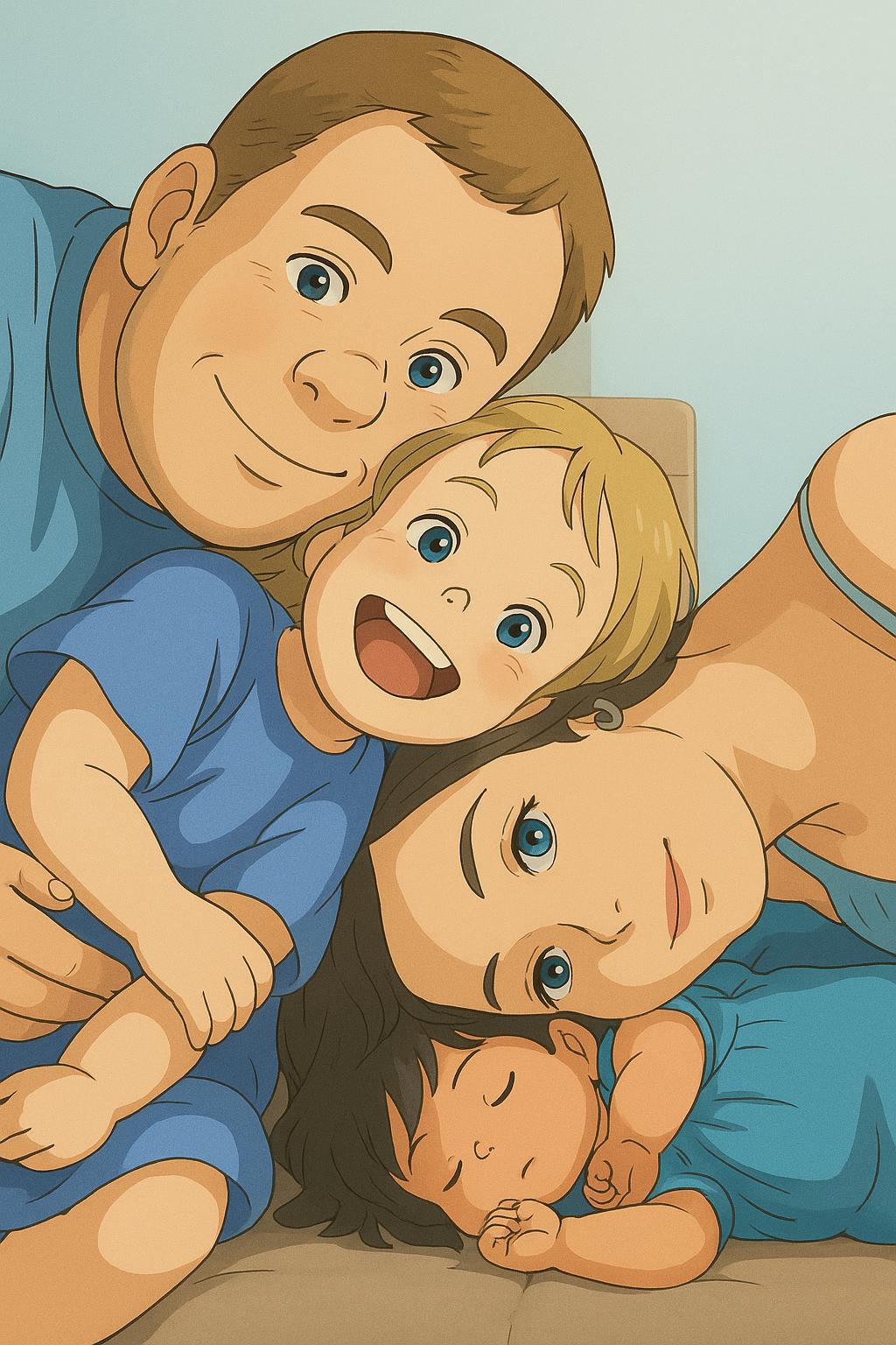 Personalized Japanese Anime Portrait Ghibli-inspired Custom Drawing ...