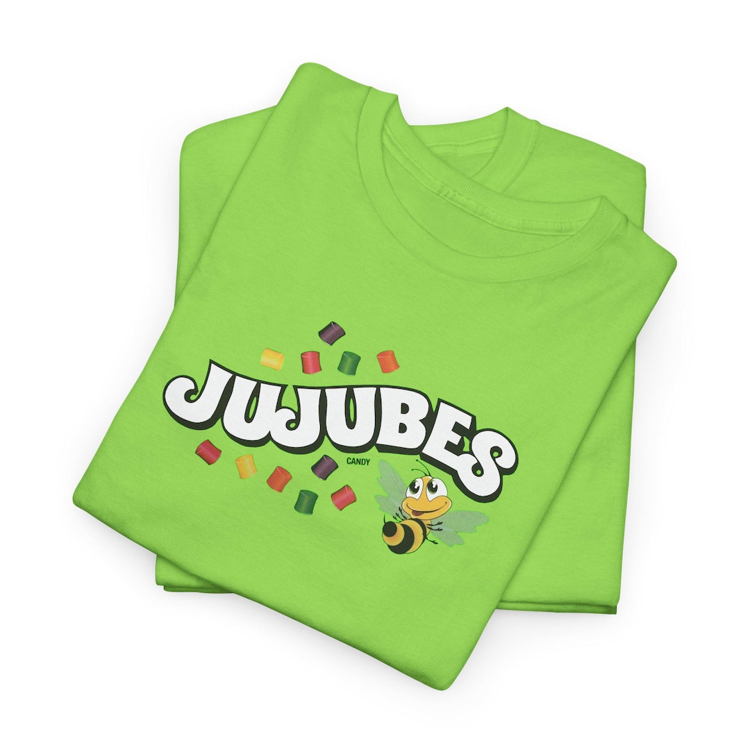 Jujubes - Vintage Candy Logo T-shirt - Heide - Unisex Heavy Cotton Tee ...