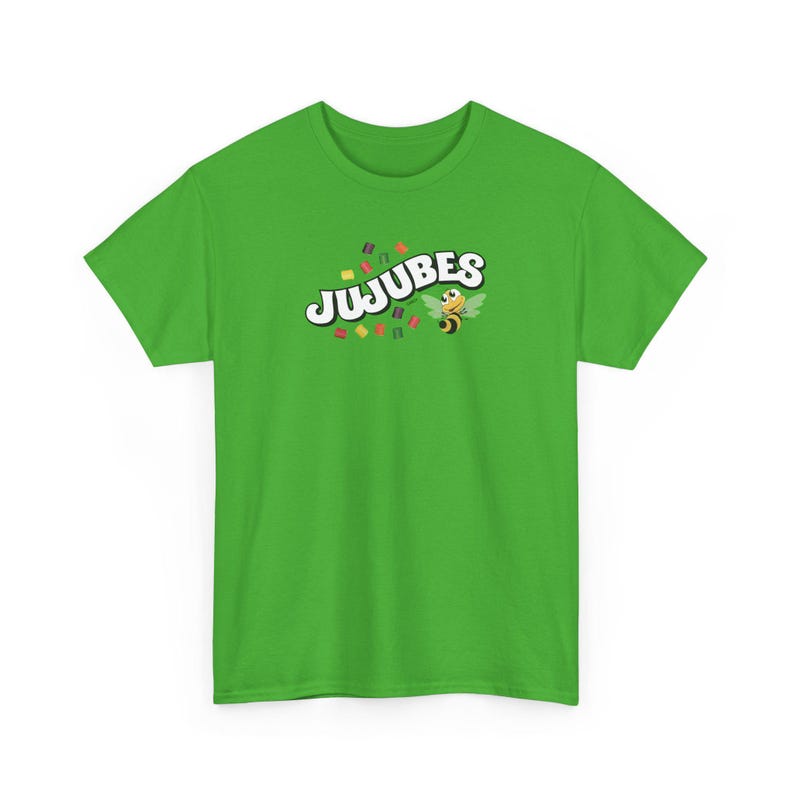 Jujubes - Vintage Candy Logo T-shirt - Heide - Unisex Heavy Cotton Tee ...