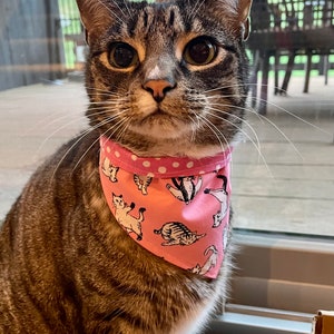 Cat Bandana Reversible / Lemonade / Lemon / Summer / Snap Bandana - Etsy