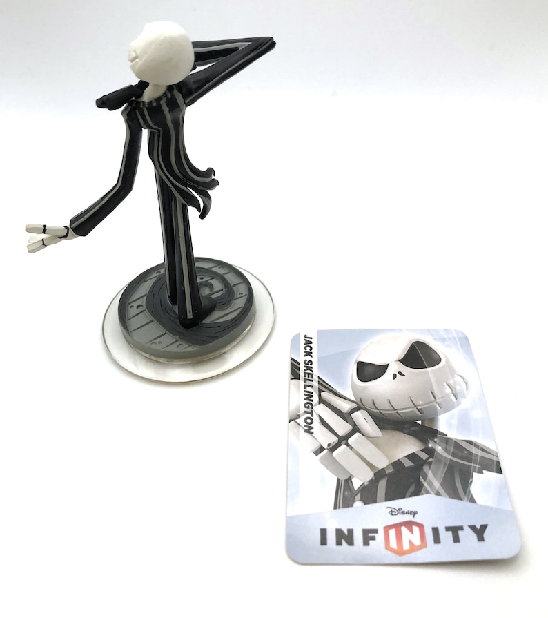 Disney's Infinity Jack Skellington Figure & Card Nightmare - Etsy