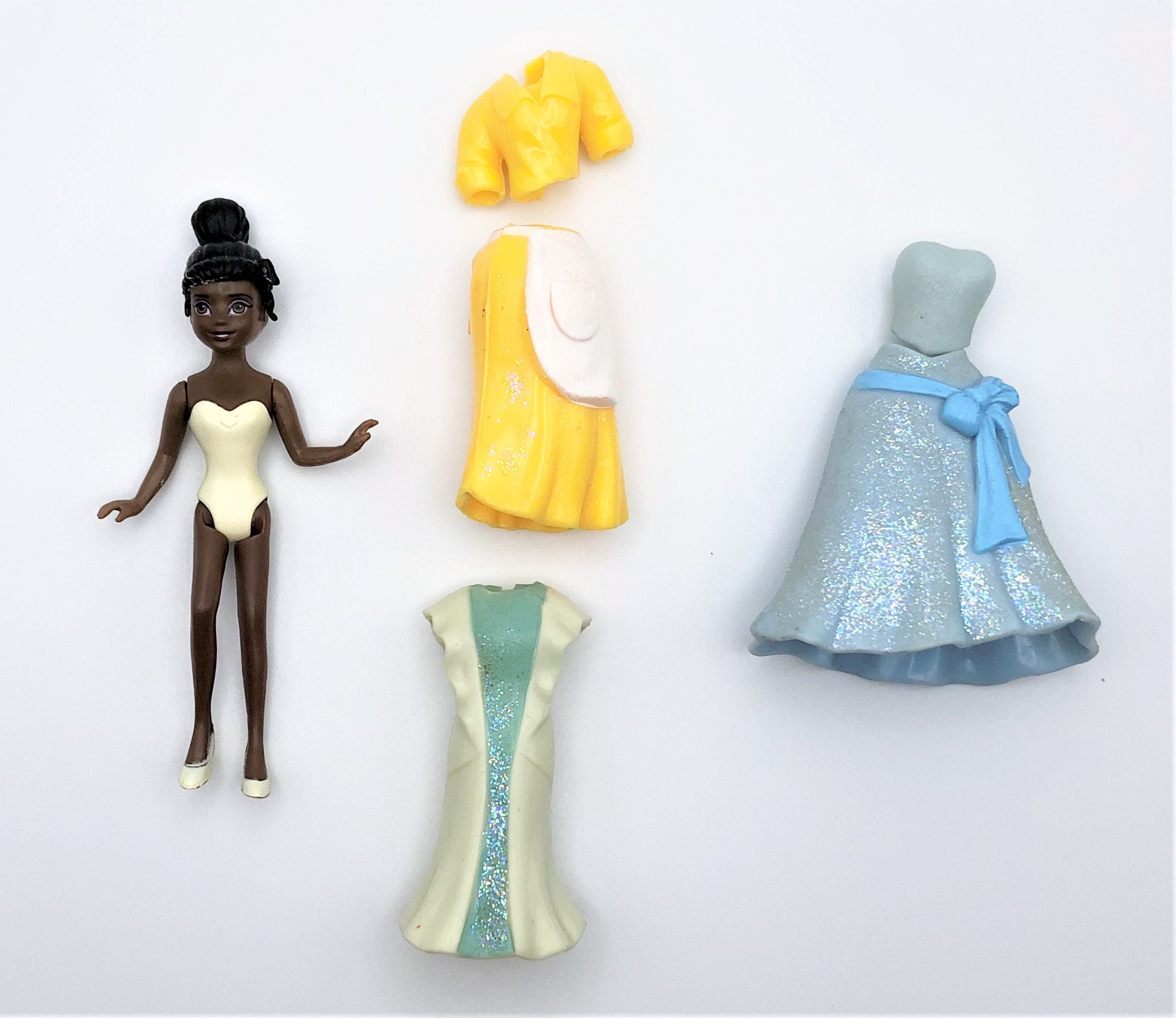 Disney Princess Polly Pocket Style Mini Dolls Tiana From Princess and ...