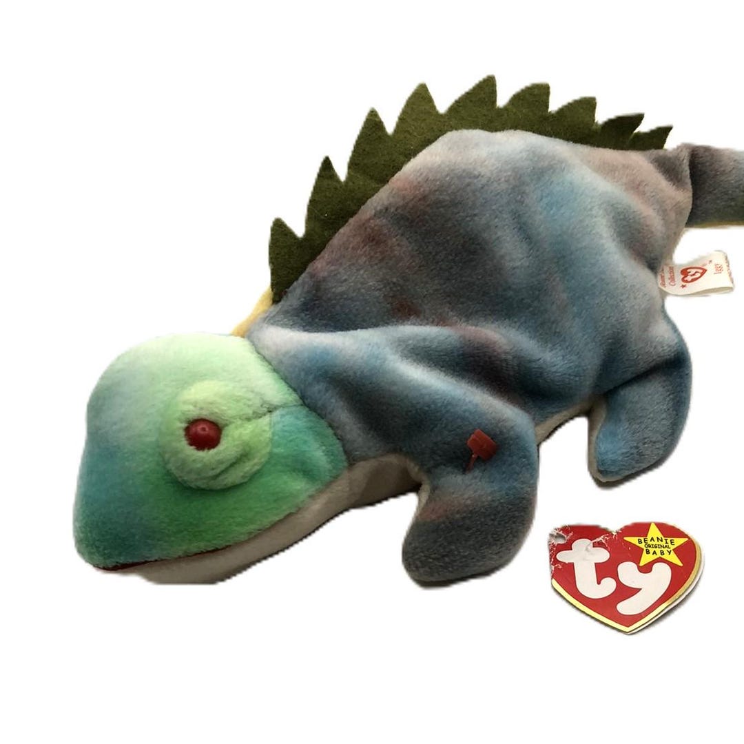 TY Beanie Baby Iggy 10 Inches DOB 8/12/1997 Detached Tag - Etsy