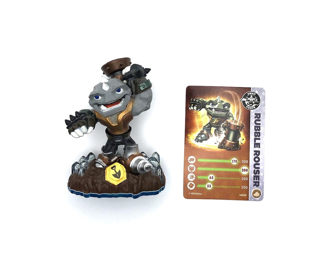 Skylanders Swap Force Rubble Rouser Figure Activision - Etsy