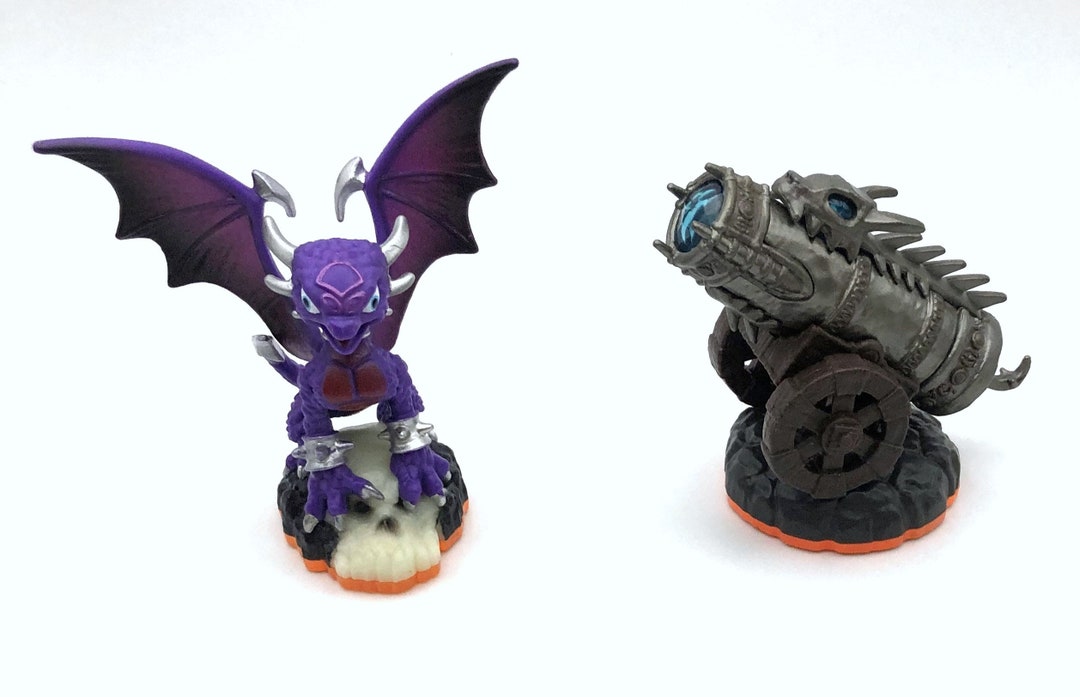 Skylanders Giants Cynder & Cannon Figures Activision - Etsy