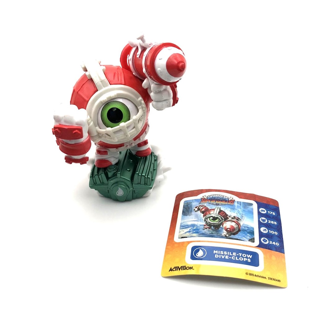 Skylanders Superchargers Missle-tow Dive-clops Figure Activision - Etsy