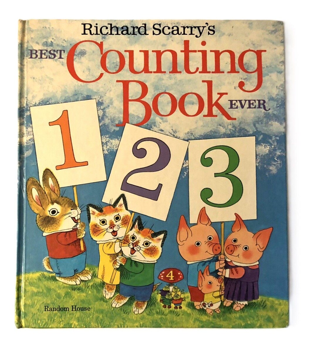 Richard Scarry's Best Counting Book Ever Hardcover Vintage 1975 - Etsy