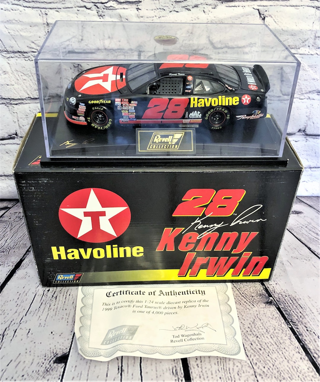 Revell Kenny Irwin 28 Havoline Nascar Diecast Car 1:24 Scale 1999 Race ...
