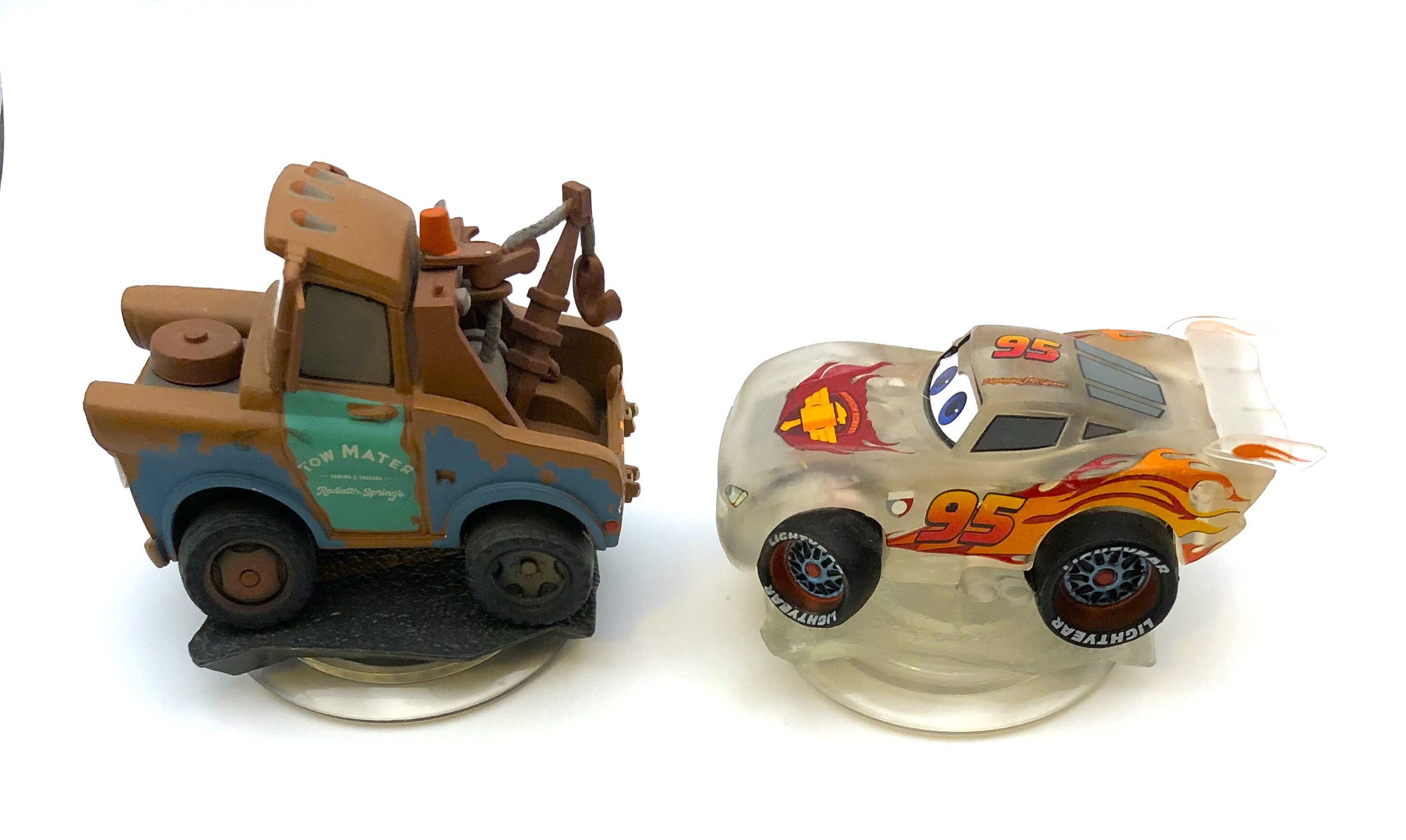 Disney's Infinity Pixar Cars Lighting Mcqueen Mater - Etsy