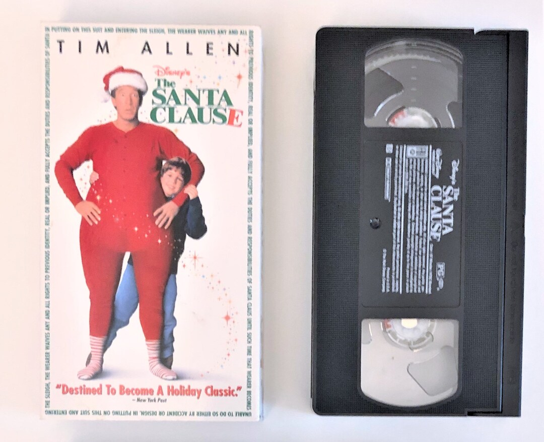 Walt Disney's the Santa Clause VHS Tape Family Christmas Movie - Etsy