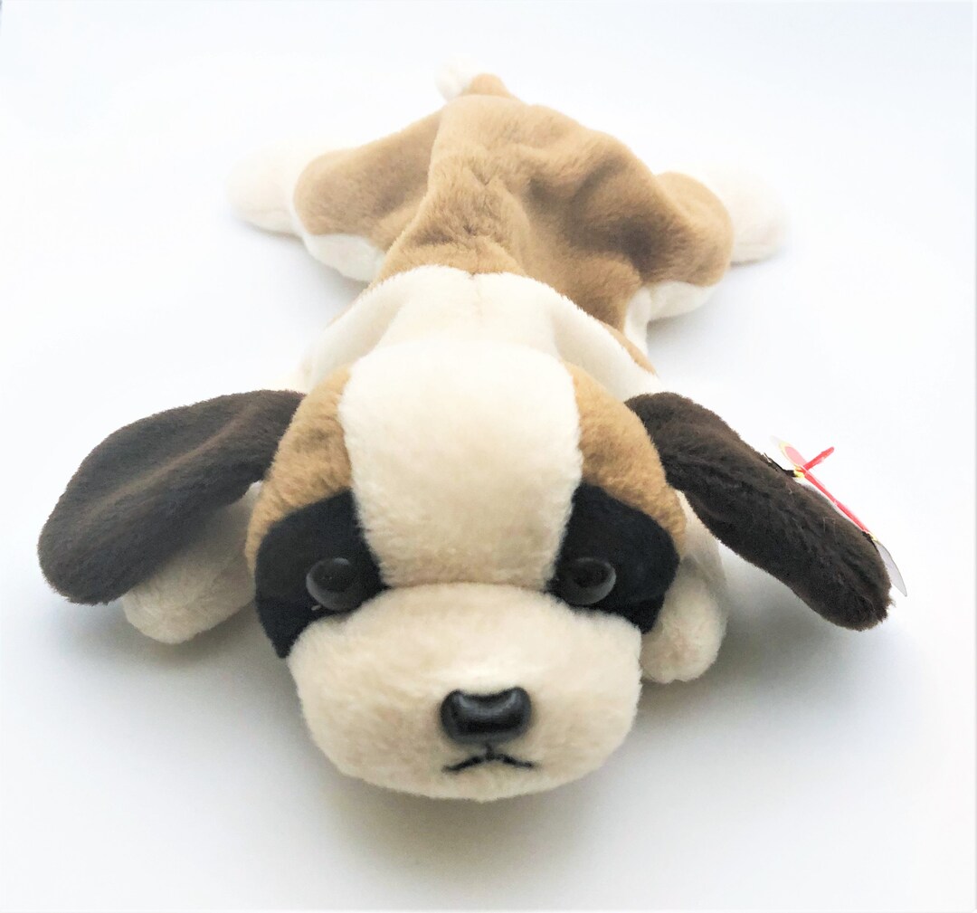 TY Beanie Babies Bernie the Saint Bernard Dog 8 Inch DOB 10/3/1996 - Etsy