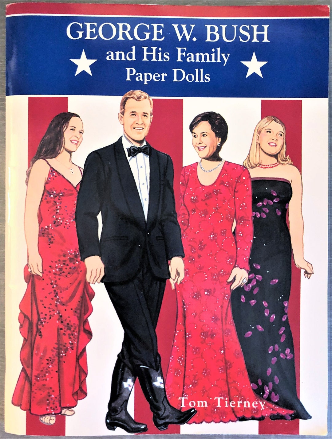 George W. Bush and His Family Paper Dolls Book by Tom Tierney 2001 - Etsy