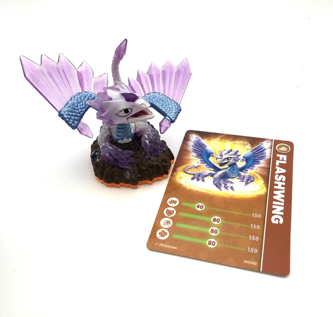 Skylanders Giants Flashwing With Card Figure Activision - Etsy