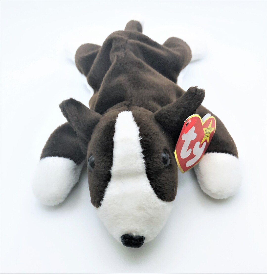 TY Beanie Baby Bruno the Bull Terrier Dog 8 Inch DOB 9/9/1997 - Etsy