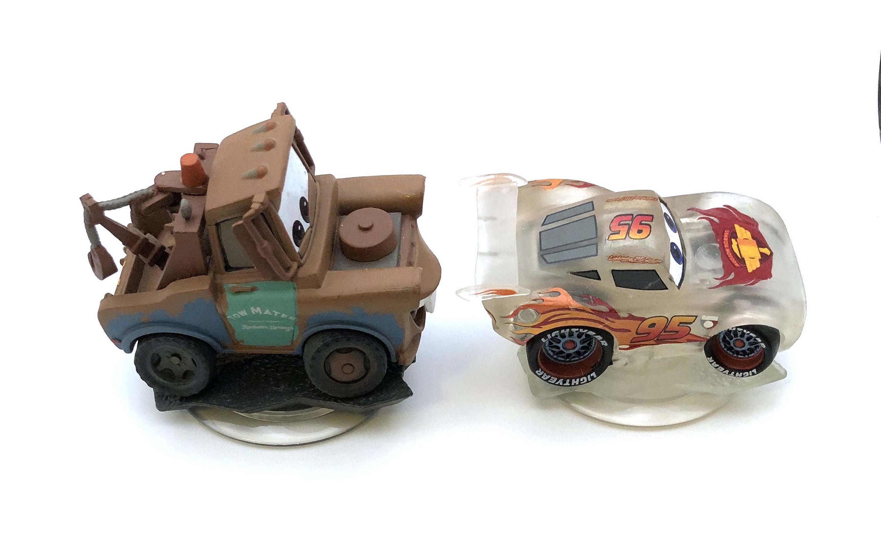 Disney's Infinity Pixar Cars Lighting Mcqueen Mater - Etsy