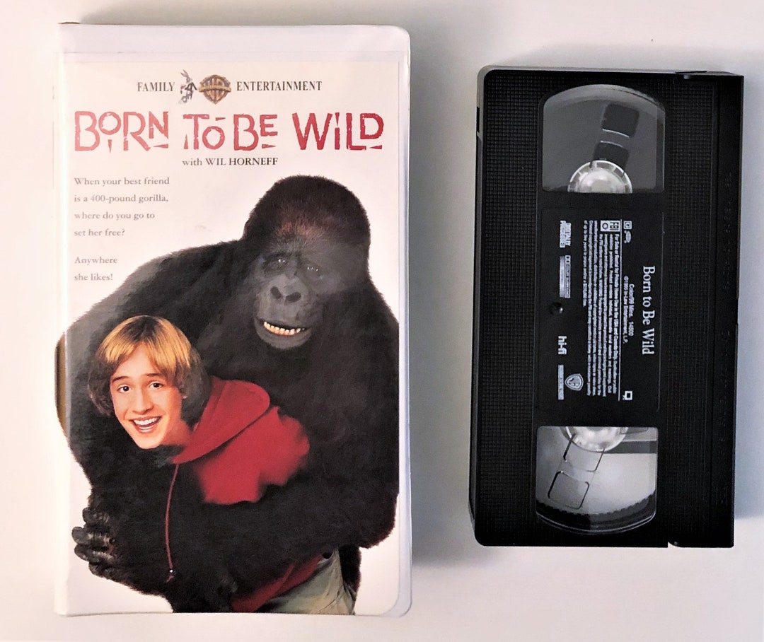 Born to Be Wild Family Movie VHS Tape Clamshell Cover WB Home ...
