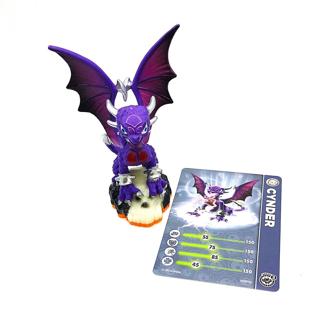 Skylanders Giants Cynder With Card Figure Activision - Etsy