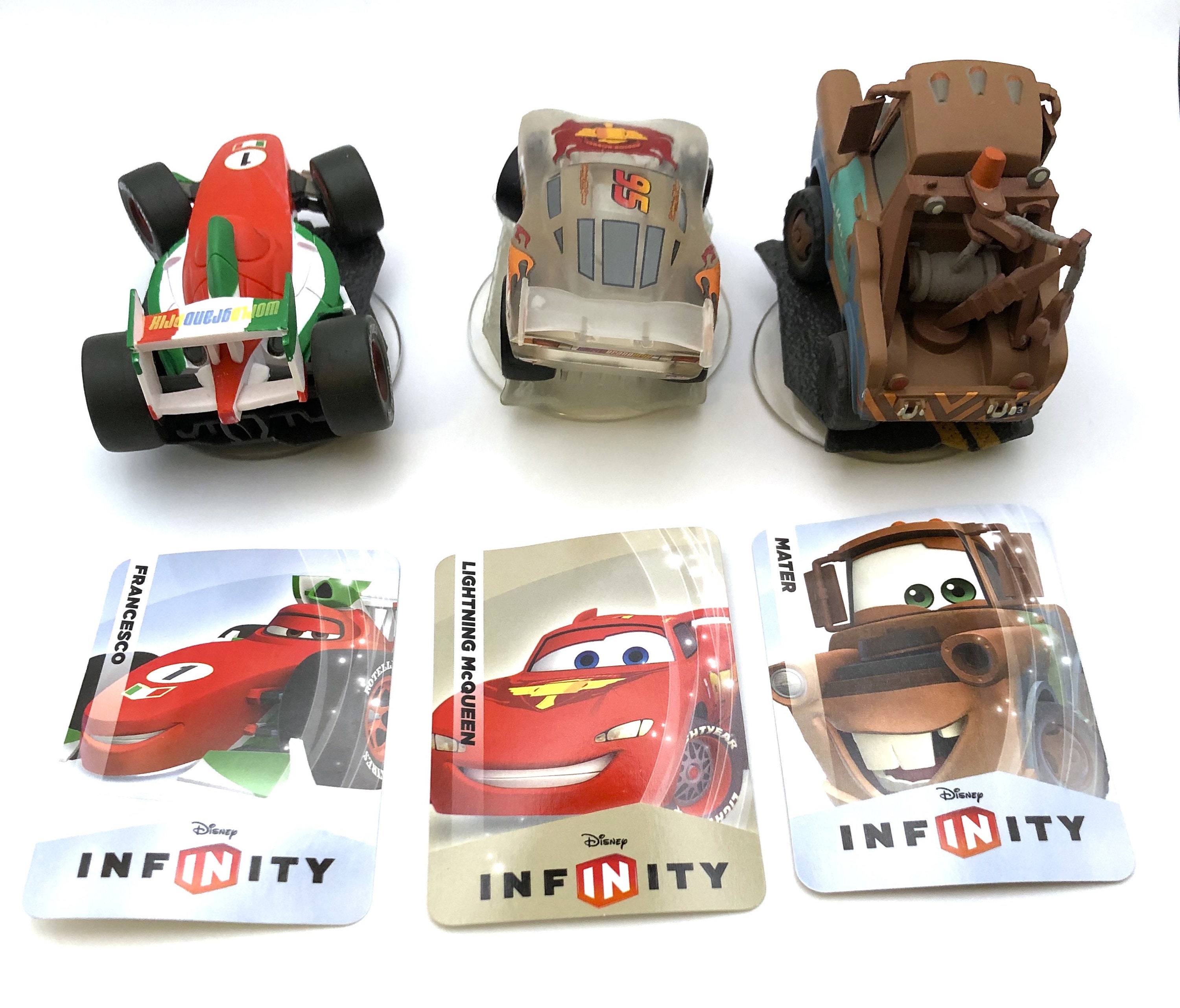 Disney's Infinity Pixar Cars Lighting Mcqueen Mater - Etsy