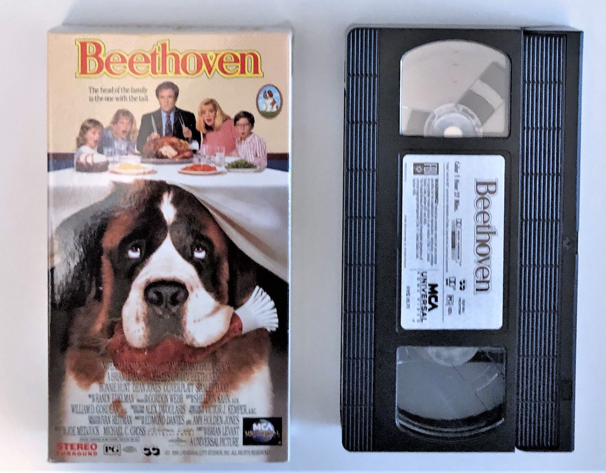 Beethoven VHS Tape Family Movie MCA Universal - Etsy