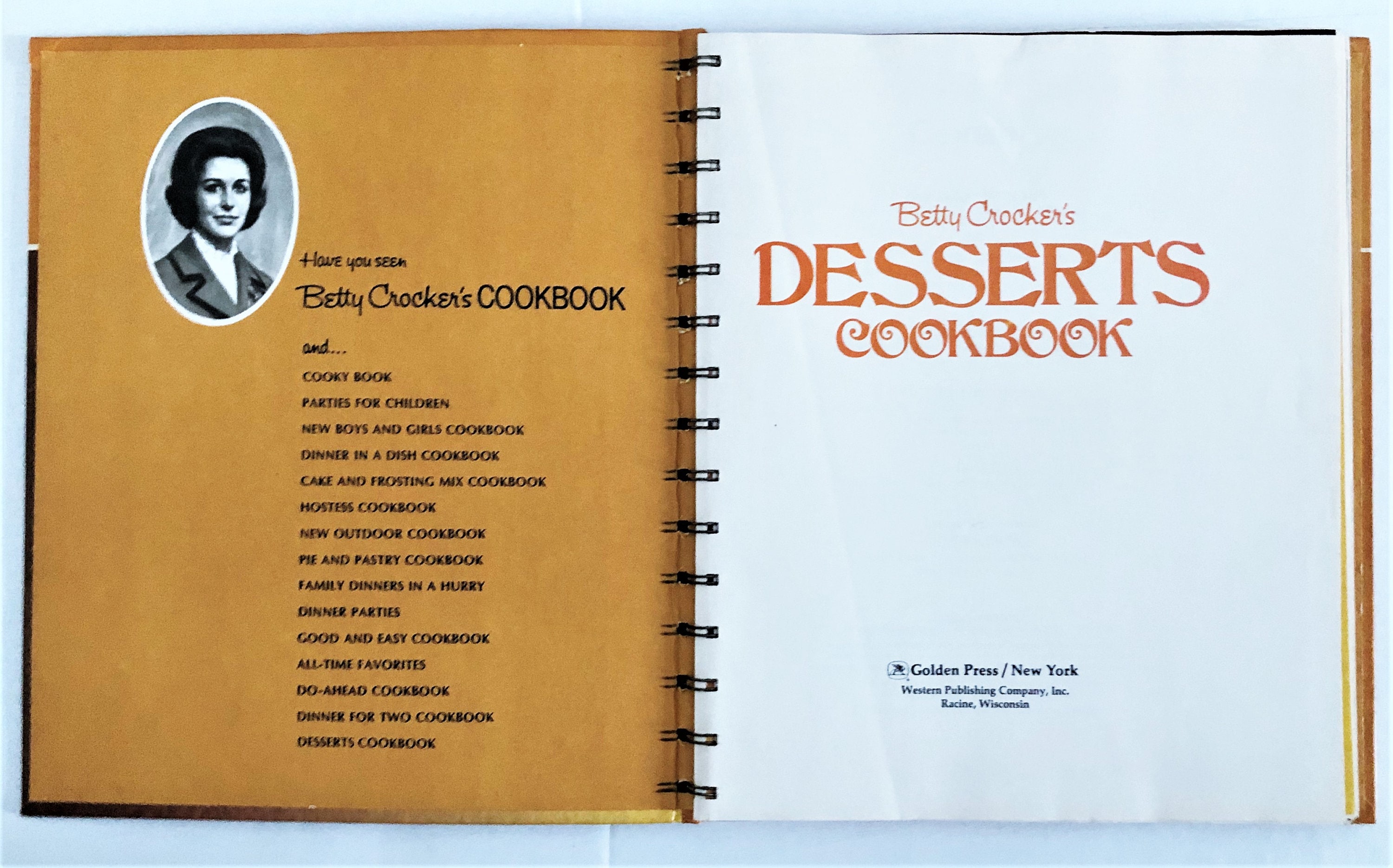 Betty Crocker Desserts Cookbook 1974 First Edition Hardcover - Etsy