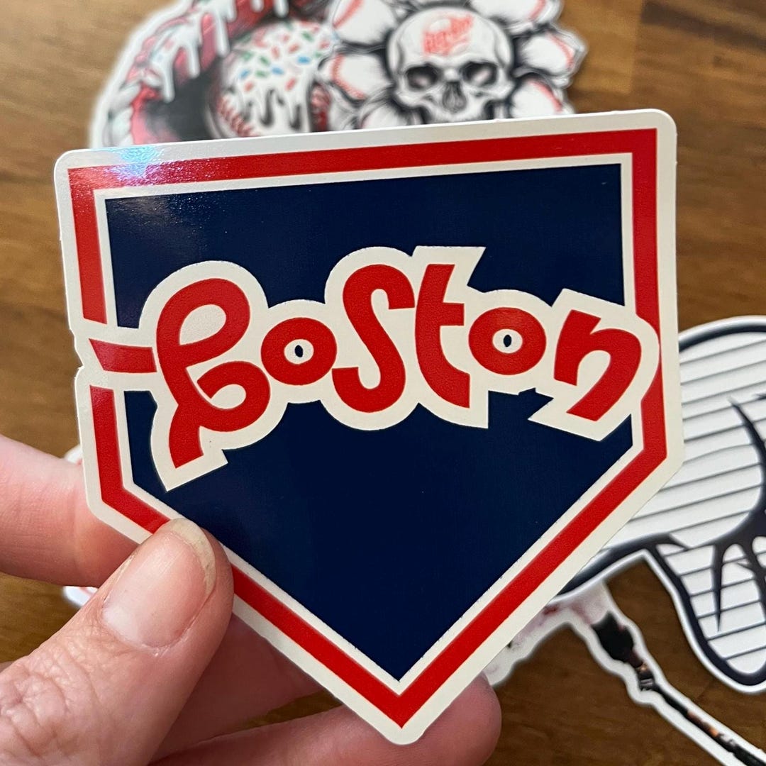 Baseball BOSTON Red Sox Homeplate Decal/sticker - Etsy